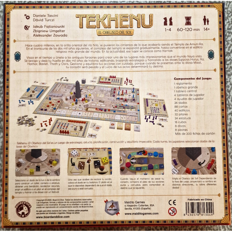 Comprar TEKHENU: EL OBELISCO DEL SOL al mejor precio en Jugamos Otra